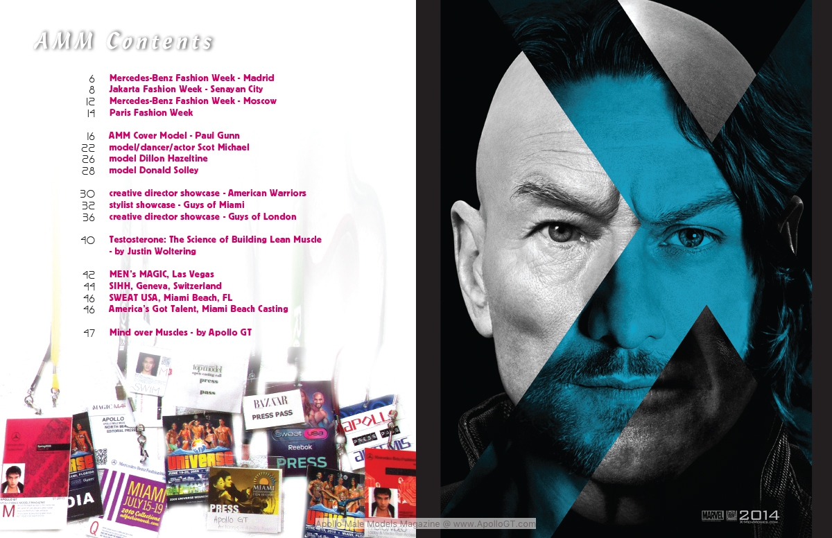 Apollo Male Models Magazine - home of fashion and fitness male models ...