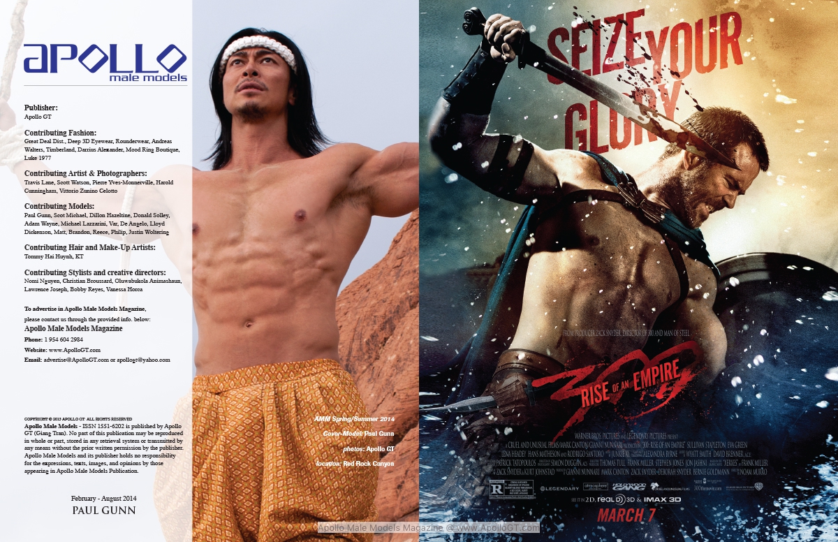 Apollo Male Models Magazine - home of fashion and fitness male models and athletic actors - AMM ...