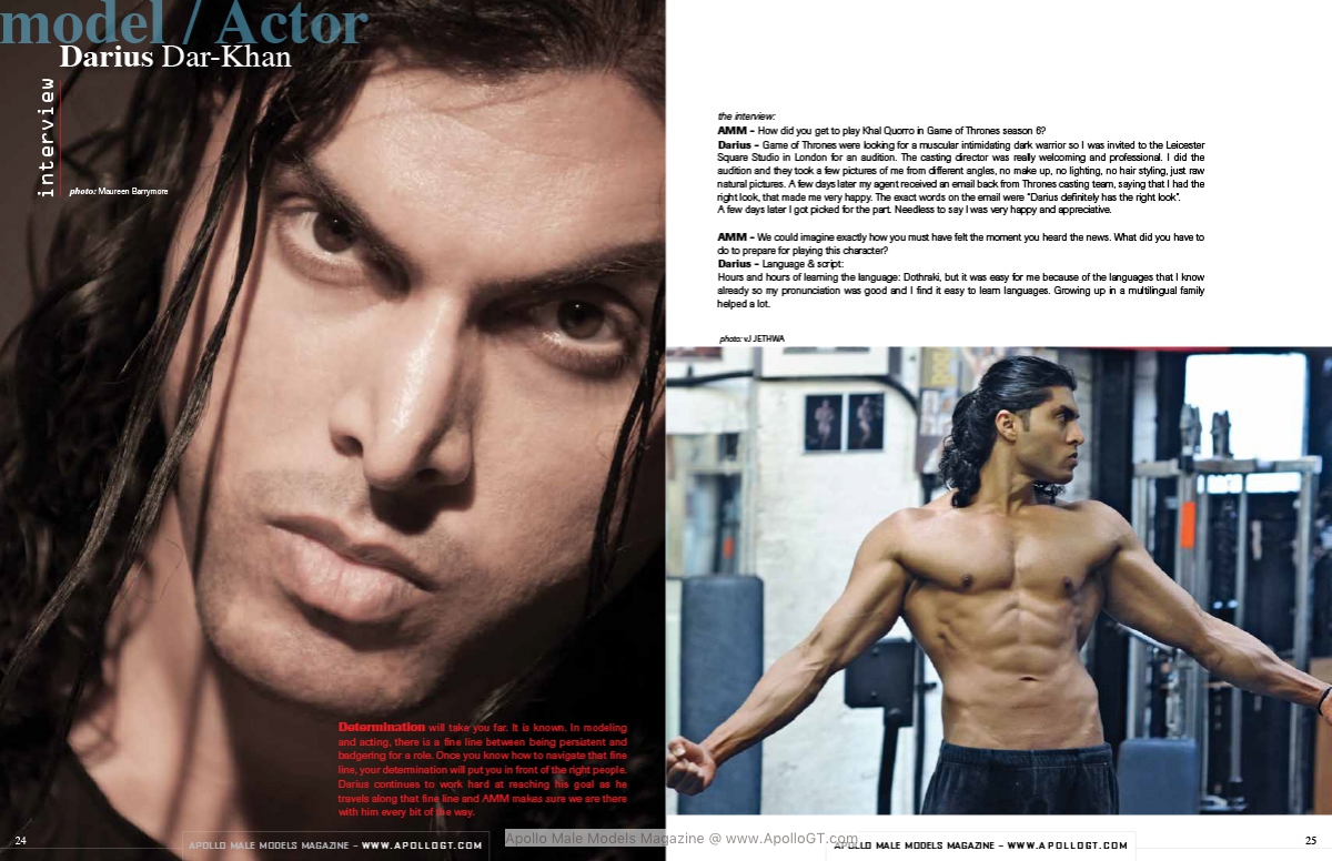 Apollo Male Models Magazine - home of fashion and fitness male models and athletic actors - AMM ...