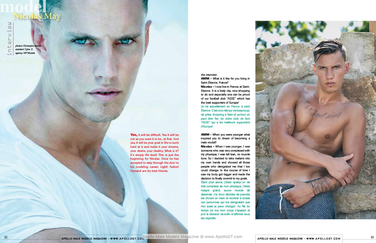 Apollo Male Models Magazine - home of fashion and fitness male models and athletic actors - AMM ...