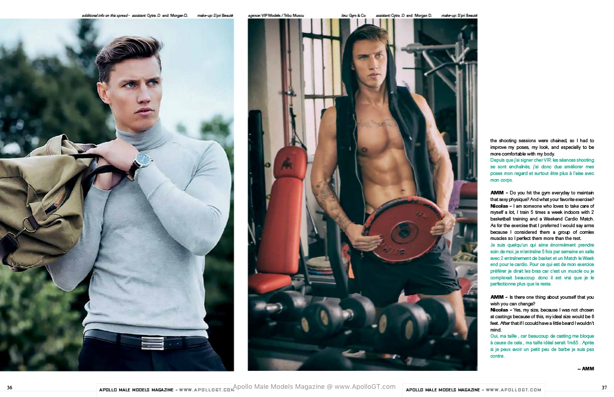 Apollo Male Models Magazine - home of fashion and fitness male models ...